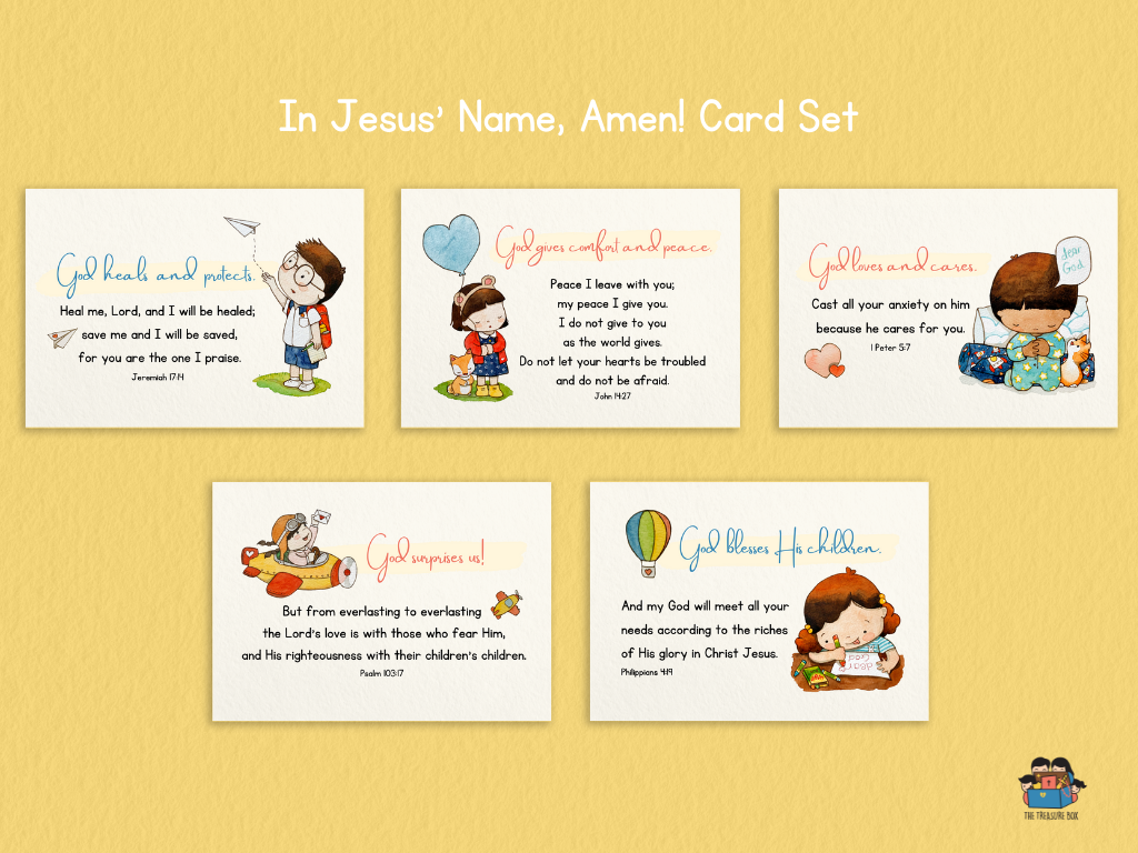 In Jesus' Name, Amen! Cards – The Treasure Box SG